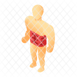 abs icon, muscle icon, abdomen muscles icon, anatomy icon, training ...