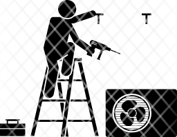 ac icon, air icon, conditioner icon, air condition icon, install icon ...