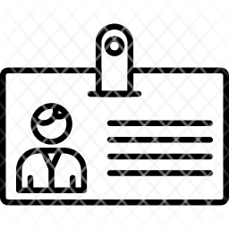 account icon, id icon, card icon, identification icon, identity icon ...