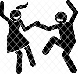 actions icon, cavort icon, dance icon, dancing icon, couple icon, happy ...