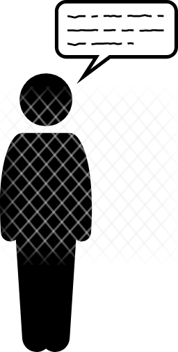 actions icon, comment icon, man icon, talk icon, talking icon, say icon ...