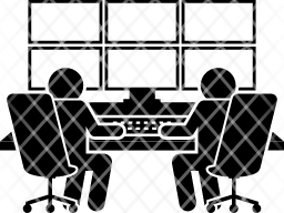 actions icon, control icon, room icon, screens icon, monitors icon ...