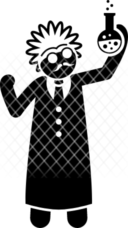 actions icon, create icon, professor icon, scientist icon, science icon ...