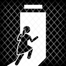 actions icon, exit icon, door icon, out icon, escape icon, get out icon ...