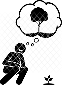 actions icon, expect icon, expectation icon, tree icon, grow icon ...