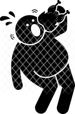 actions icon, gobble icon, swallow icon, chicken icon, meat icon, food ...