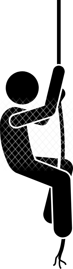 actions icon, hang icon, rope icon, hanging icon, climb icon, up icon ...