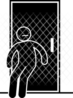 actions icon, hold icon, holding icon, door icon, block icon, blocking ...