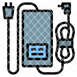 adapter icon, cable icon, laptop icon, power icon, plug icon, batter icon