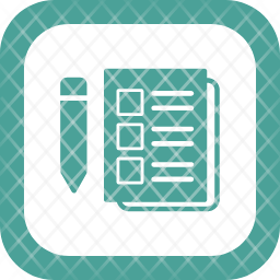 agenda icon, checklist icon, plan icon, planner icon, project icon ...