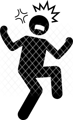 aggressively icon, aggressive icon, angry icon, agitated icon, upset ...