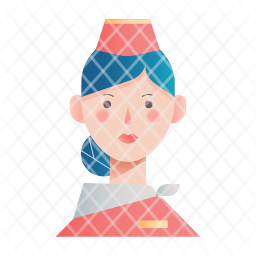 air hostess icon, airplane icon, cabin icon, crew icon, flight ...