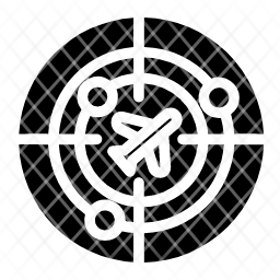 airport icon, radar icon, planes icon, detection icon, airplanes icon ...