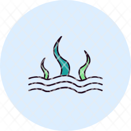 algae icon, algal bloom icon, cladophora icon, seaweed icon, underwater ...