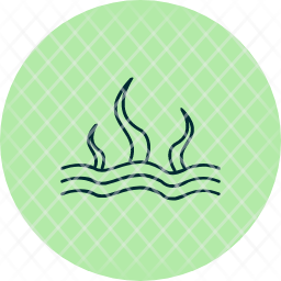algae icon, algal bloom icon, cladophora icon, seaweed icon, underwater ...