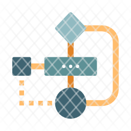 algorithm icon, application icon, diagram icon, flowchart icon, startup ...