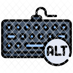 Keyboard Line Color Iconset By Manthana Chaiwong