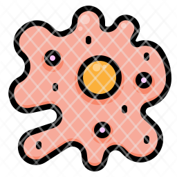 amoeba icon, biology icon, organism icon, science icon, amoeboid icon ...