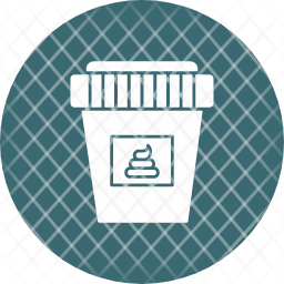 analysis icon, fecal icon, parasite icon, sample icon, stool icon, test ...
