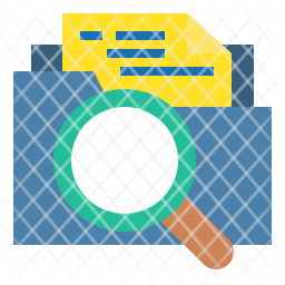 analysis icon, find icon, data icon, file icon, folder icon