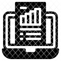 analysis icon, growth icon, chart icon, report icon, laptop icon ...