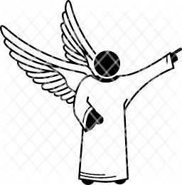 angel icon, god icon, pointing icon, finger icon, showing icon, talking ...