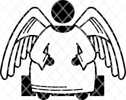 angel icon, god icon, pose icon, talking icon, protect icon, care icon ...