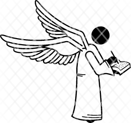 angel icon, god icon, writing icon, write icon, note icon, book icon ...