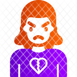 anger icon, angry icon, avatar icon, furious icon, mad icon, unhappy ...