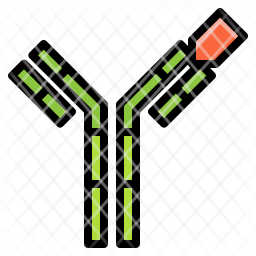 antibody icon, immunity icon, antigen icon, detection icon, immunology icon