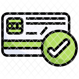 approval icon, filloutline icon, credit icon, card icon, check icon ...