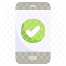 approval icon, flaticon icon, smartphone icon, mobile icon, check icon ...