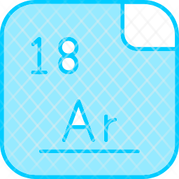 argon icon, periodic icon, table icon, atom icon, atomic icon ...