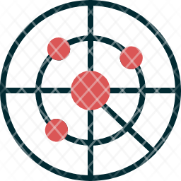 army icon, detect icon, military icon, monitor icon, radar icon ...