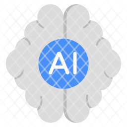 artificial brain icon, artificial mind icon, artificial intelligence ...