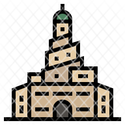 asia icon, city icon, country icon, doha icon, landmark icon