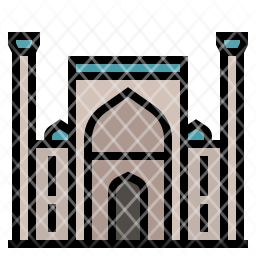 asia icon, city icon, country icon, landmark icon, registan icon