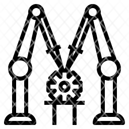 assembly icon, machine icon, robot icon, robotics icon, engineering icon