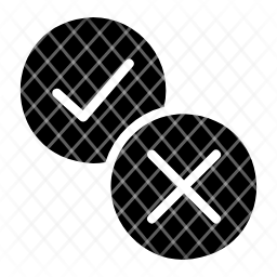 assessment icon, evaluation icon, choice icon, good icon, bad icon, yes ...