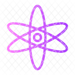 atom icon, nuclear icon, react icon, science icon, native icon, atomic icon, physics icon ...