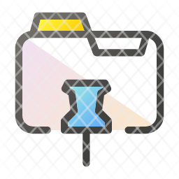 attach icon, folder icon