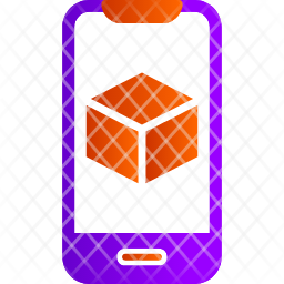 augmented icon, reality icon, mobile icon, ar icon, phone icon ...