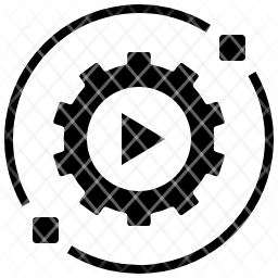 automation icon, system icon, machine icon, processing icon, robotic ...