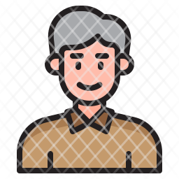 avatar icon, man icon, male icon, uncle icon, profile icon