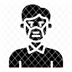 avatar icon, man icon, male icon, uncle icon, profile icon