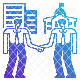 b icon, gbusiness icon, partnership icon, government icon ...