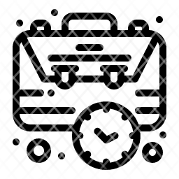 bag icon, business icon, case icon, management icon, time icon