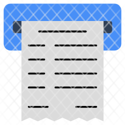bank slip icon, atm slip icon, transaction slip icon, deposit slip icon ...