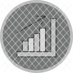 bar icon, chart icon, data icon, diagram icon, graph icon, up icon ...