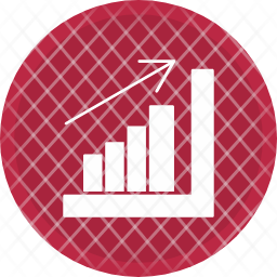 bar icon, chart icon, data icon, diagram icon, graph icon, up icon ...